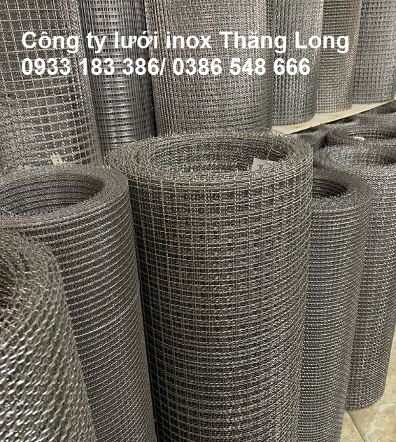 Lưới vuông inox đan ô 2,5 cm